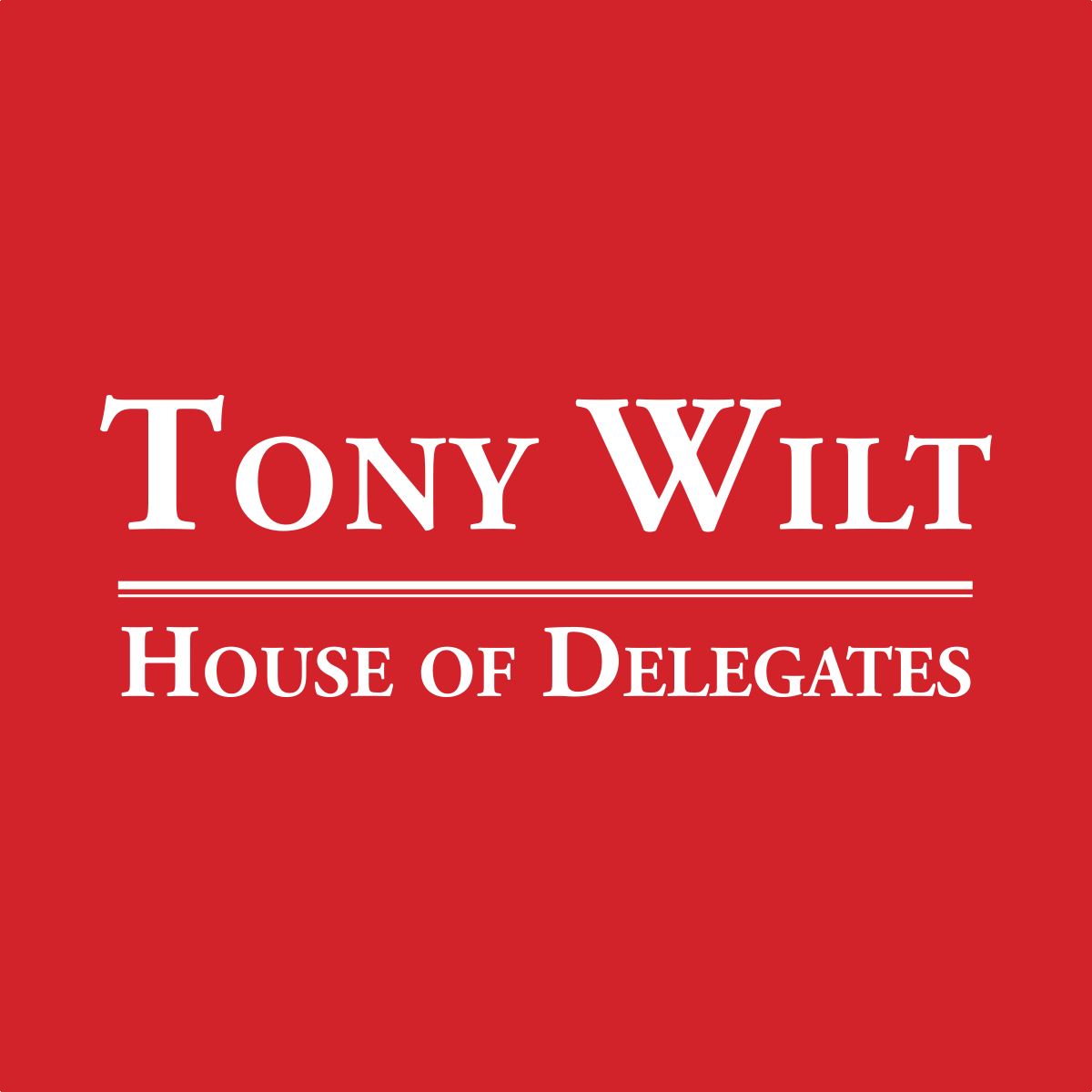 Meet Tony - Delegate Tony Wilt
